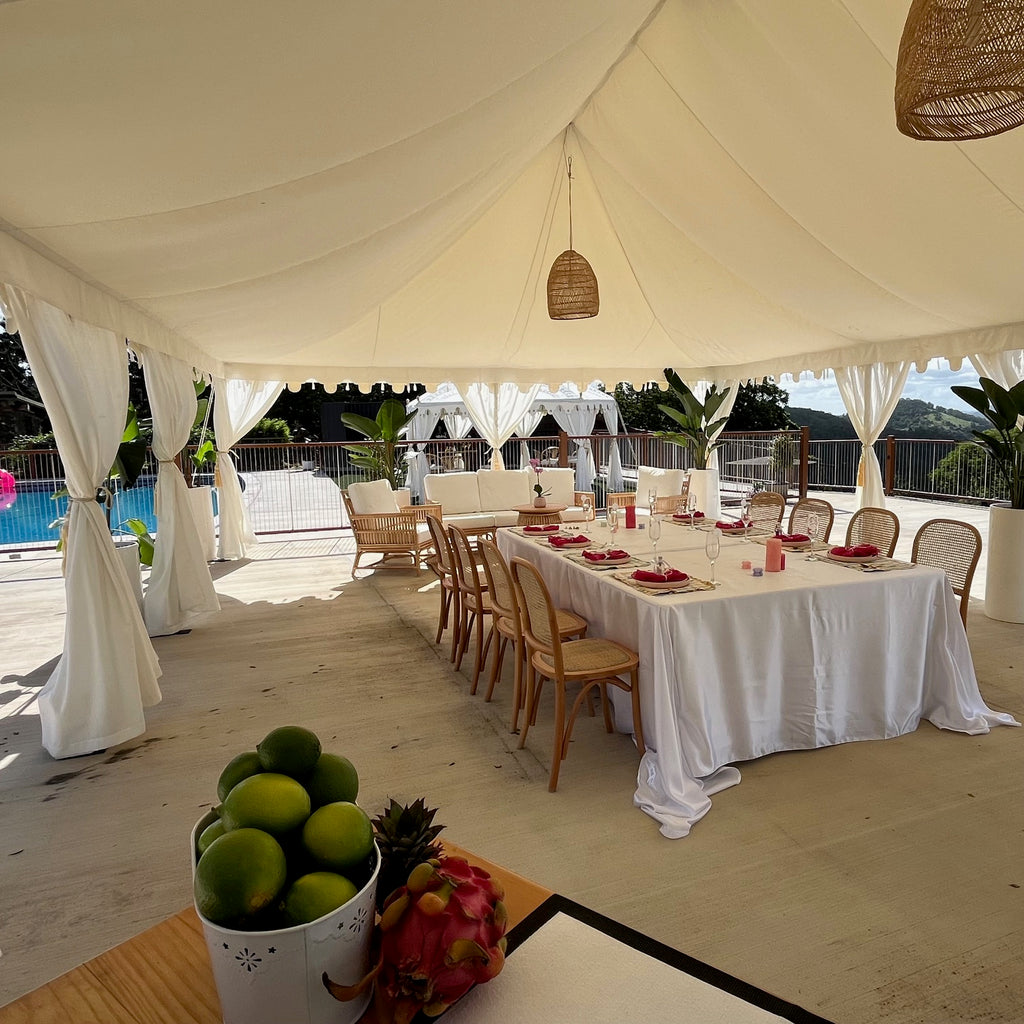 Luxury Marquee 10x6m for Hire | EXOTIC SOIREES – Exotic Soirees