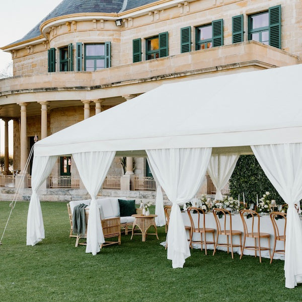 Luxury Marquee 10x4m for Hire | EXOTIC SOIREES – Exotic Soirees